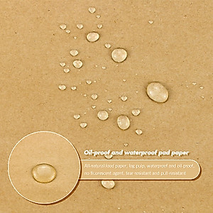 Cmkura 200 Sheets Deli Paper Sheets Checkered Dry Waxed Paper Liners for Plastic Food Basket, Special for Wrapping Bread and Sandwiches(12" X 12")