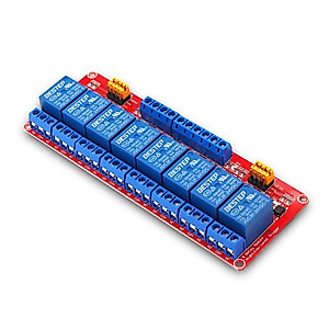 1PCS 24V 8 Channel Relay Module High and Low Trigger Red Board 8Channel Relay Module