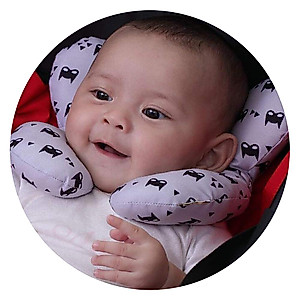 G-Tree Baby Child Head and Neck Support, Pushchair Car Seat Pillow Headrest for 0-1 Years Toddler, Best Gifts for Kids, Batman