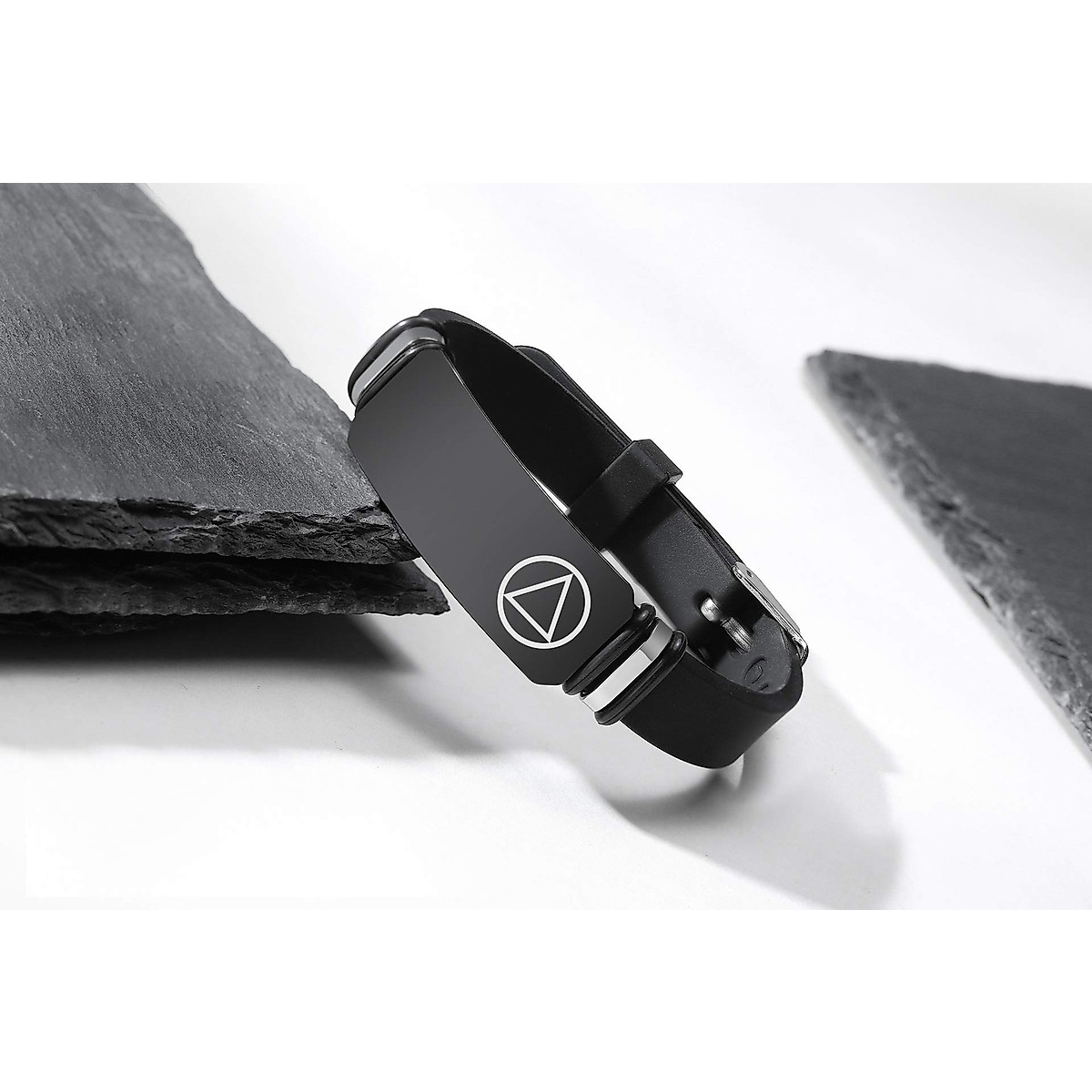 ForeverWill Adjustable Silicone Sobriety Bracelet,Personalized AA AF Alchohol Addiction Recovery Wristband Jewelry Gifts for Men Women Adults,1,2,3,4,5 Years,Customized