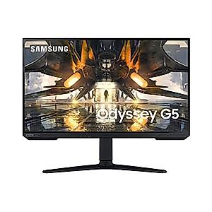 SAMSUNG G50A Gaming Monitor, 27 Inch 4K, Ultrawide, QHD, 165hz, HDR10, G-Sync (LS27AG500PNXZA)