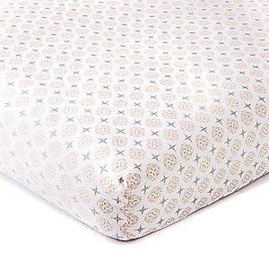 Levtex Baby - Skylar Crib Bed Set - Baby Nursery Set - Blush - Soft Cascading Ruffles - 4 Piece Set Includes Quilt, Fitted Sheet, Wall Decal & Crib Skirt/Dust Ruffle