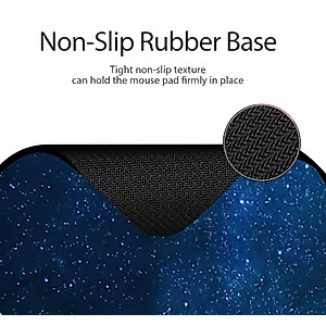 GZXHS Small Mouse pad mall, only Takes up Mouse Space, Mini Travel Carry Washable Non-Slip Rubber Base, Office, Small Space, 5x6inches