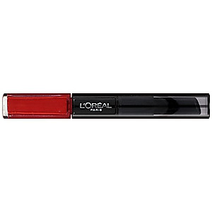 L’Oréal Paris Infallible Pro Last 2 Step Lipstick, Continual Crimson, 1 fl. oz.