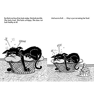 Bad Kitty Goes to the Vet (paperback black-and-white edition)