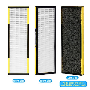 FCFMY 6 Packs FLT4825 H13 True HEPA Replacement Filter B Compatible with Technologies Air Cleaner Purifier AC4300BPTCA, CDAP4500BCA, AC4825, AC4850PT, AC4820, AP2200CA