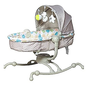 ZARACOS USA Comfort from Newborn to 18 Months Rocking Chair 1106- Brown