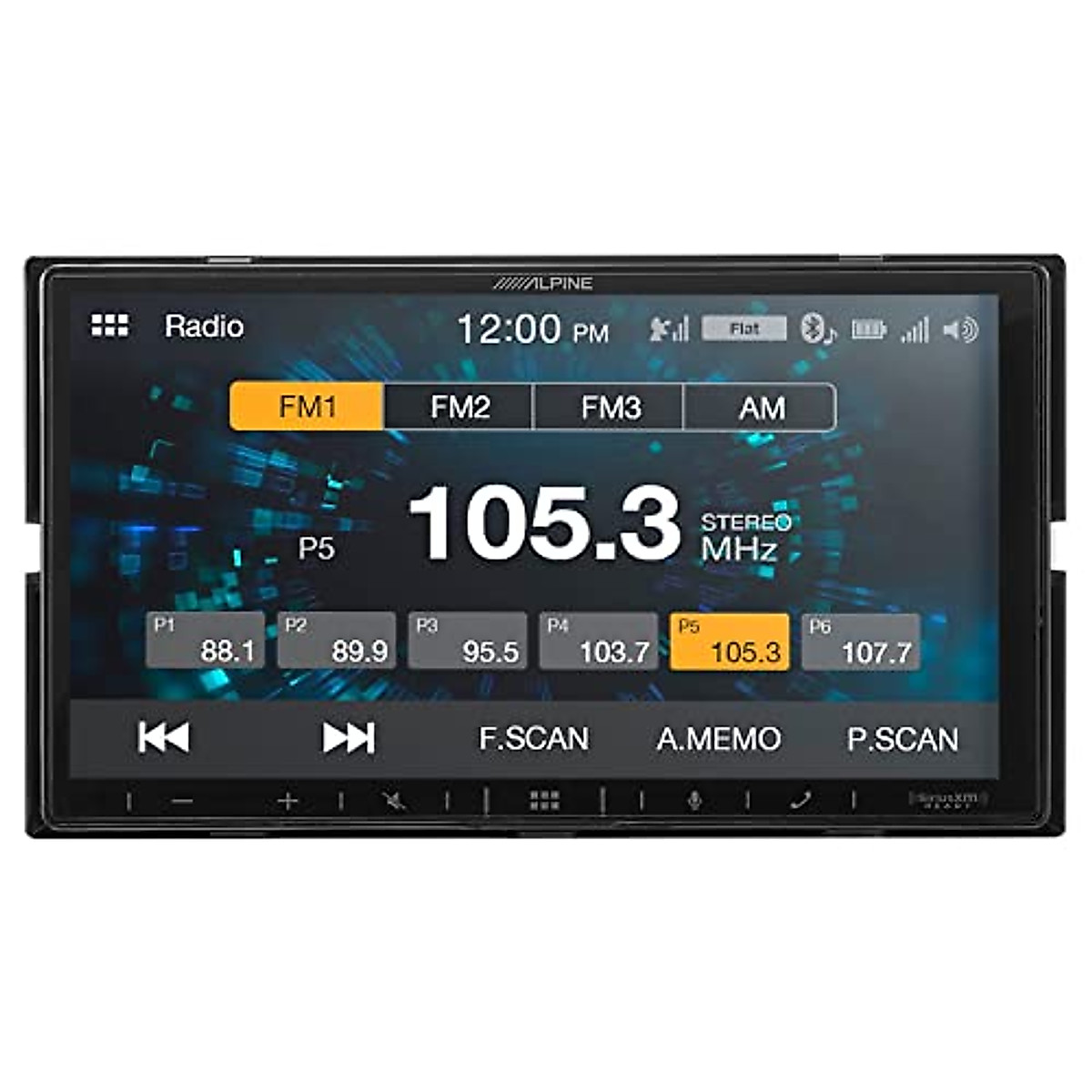 ALPINE iLX-W650 7" Digital Media Bluetooth Carplay Receiver+License Plate Camera