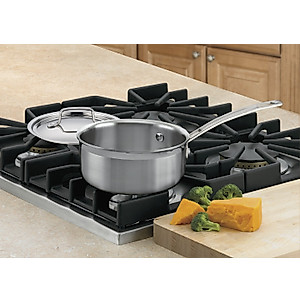 Cuisinart Stainless Steel Cookware 4-Quart Skillet, 1.5 Quart Saucepan and Cover Set