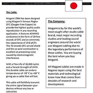 WORLDS BEST CABLES 4 Foot – High-Definition Audio Interconnect Cable Pair CUSTOM MADE using Mogami 2964 wire and Amphenol ACPL Black Chrome Body, Gold Plated RCA Connectors