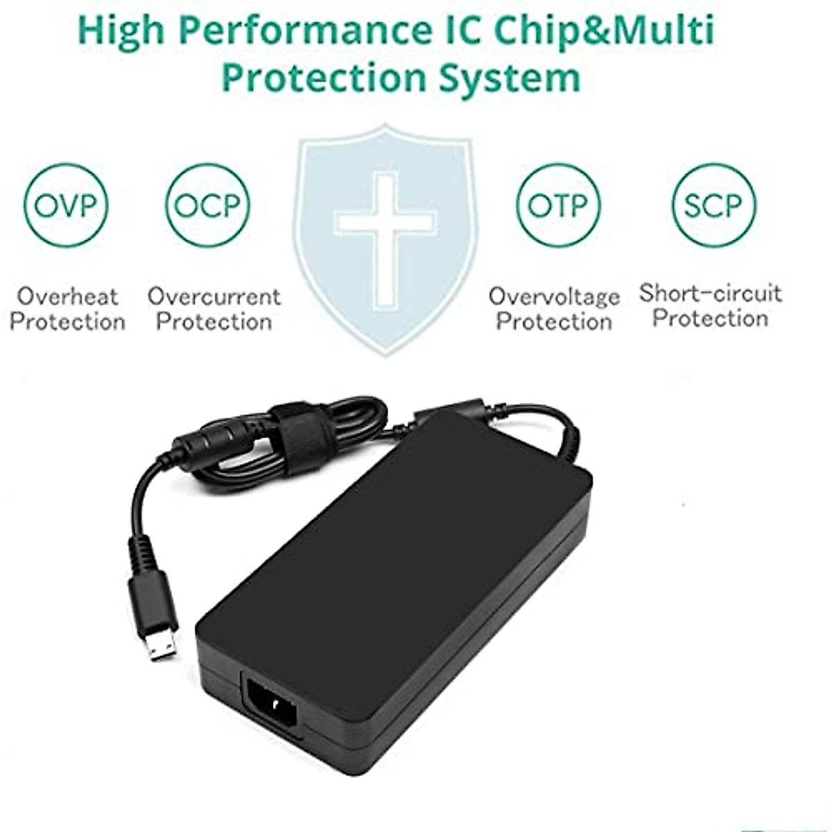 280W 20V 14A USB Tip Laptop Charger Compatible with GE66 Dragonshield 10SFS MSI GE66 GE76 Raider MSI GP76 GP66 Leopard ADP-280BB B A18-280P1A Power Supply Adapter Cord