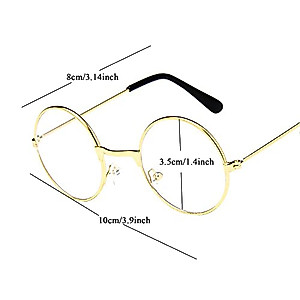 SHARELY SHEEP Infant Newborn Photography Glasses Baby Boy Girl Photo Shoot Sunglasses Props Gold