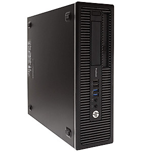 HP ProDesk 600G1 Desktop Computer PC, Intel Quad-Core i5, 500GB HDD Storage, 4GB DDR3 RAM, Windows 10 Home, DVD, WiFi, New 24in Monitor, Wireless Keyboard and Mouse (Renewed)