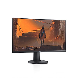 Dell Gaming S2721HGF 27 Inch Curved FHD 144Hz 1080p VA Ultra-Thin Bezel Monitor, Nvidia G-Sync and AMD FreeSync HDMI, DisplayPort, VESA Certified, Gray (Renewed)