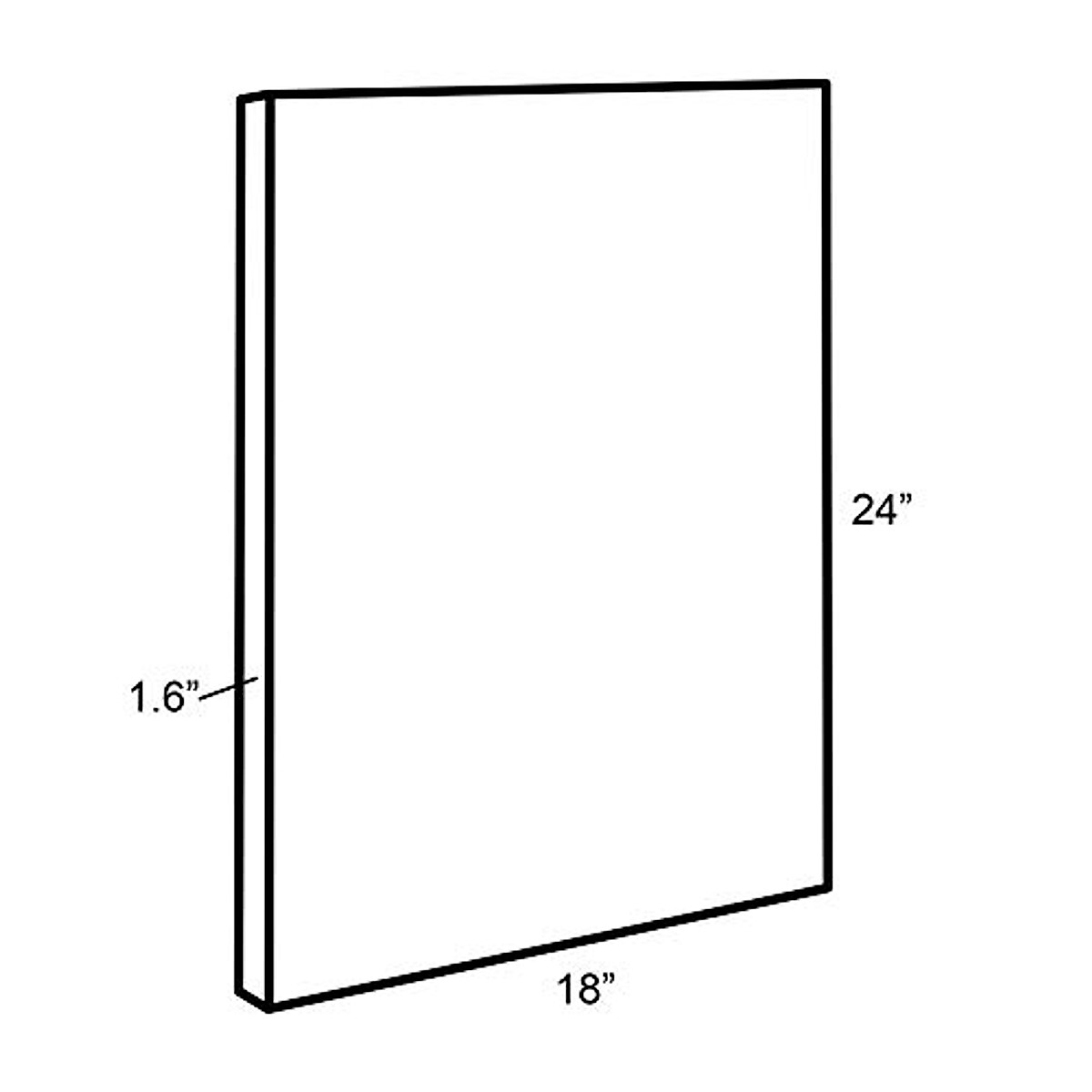 Kate and Laurel Sylvie Lisbon Framed Canvas Wall Art by Maja Tomljanovic, 18x24 White, Colorful Feminine Art Decor