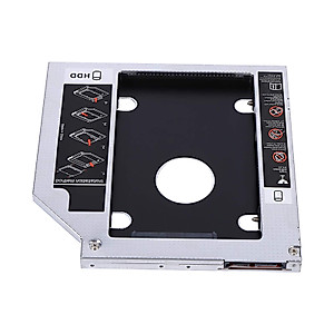 Liyeehao HDD Caddy, Aluminum Absorb Noise HDD SSD Adapter, for -I -Ii
