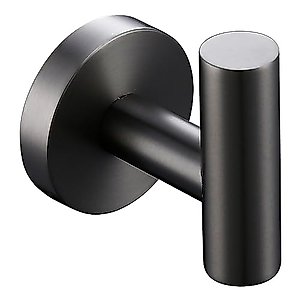 PEKMAR Stainless Steel Black Polished Chrome Brushed Gold Hanger Hook Towel Bar Paper Holder Bathroom Accessories,Robe Hook