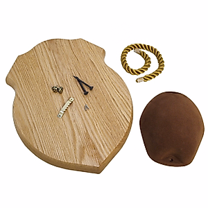 Walnut Hollow Country Antler Mount & Display Kit, Oak , Brown