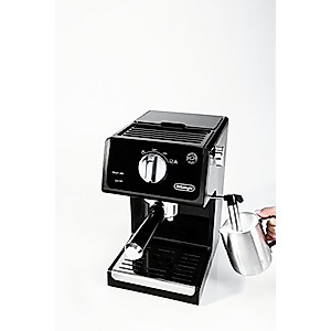 De'Longhi ECP3120 15 Bar Espresso Machine with Advanced Cappuccino System, 9.6 x 7.2 x 11.9 inches, Black/Stainless Steel