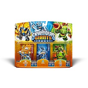 Skylanders Giants Triple Pack #2 Ignitor, Chill, and Zook