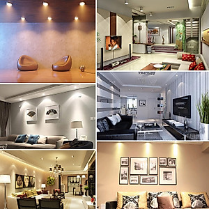 Small Frog 120V MR16 Led Bulbs 5W Replace 40W -50W Halogen Bulb,3000K Soft Warm White,120 Voltage MR16 GU5.3 Bulb Spotlights for Landscape Flood Track Lighting,Dimmable,Pack of 6