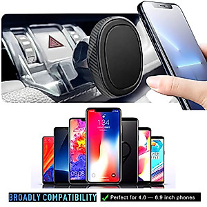 Mengfly Car Phone Holder, Air Vent Magnetic Stand Mount for Toyota RAV4 (2023 to 2019 Premium XLE, Adventure, TRD Off-Road, Limited, Hybrid XSE, Prime XSE), with Adjustment Wheel (Not Fit XLE, LE, SE)