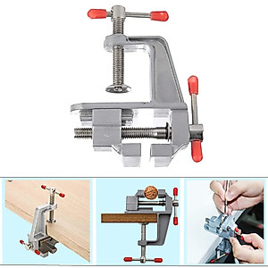 WUCID Mini Table Bench Vise Small Hobby Bench Vice Jewelers Hobby Clamps Table Repair Tool Portable Work Bench Vise