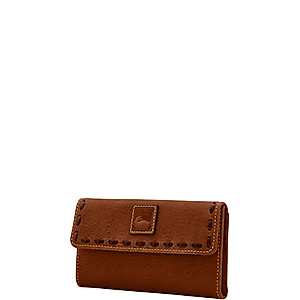 Dooney & Bourke Handbag, Florentine Continental Clutch - Chestnut