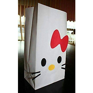 Self-Standing Plain White Paper Lunch Bags (100pk) 5-1/8 x 3-1/8 x 10-5/8 - Birthdays, Weddings, Bar or Bat Mitzvahs, Party Favor Bags, School Projects - Goodie Treat Bags - Includes Free Recipe Ebook