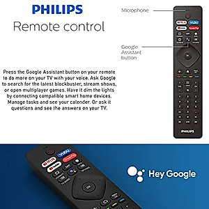 PHILIPS 50-Inch 4K UHD LED Android Smart TV with Voice Remote, HDR10, Google Assistant and Chromecast Built-in