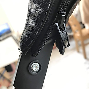 Gogolotom Classic Luxury PU Leather Handle Cover for Doona Stroller & Car Seat, Dust-proof, Water-repellent, Black