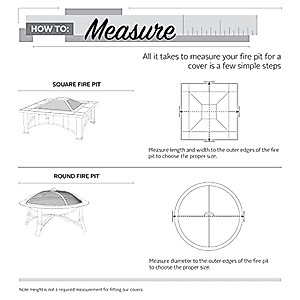 Classic Accessories Veranda Water-Resistant 30 Inch Globe Fire Pit Cover, Outdoor Firepit Cover