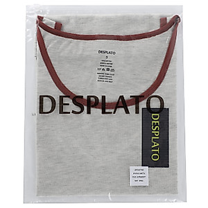 DESPLATO Men's Classic Slim Fit Breathable Active Workout Gym Muscle Sleeveless Shirts Tank Tops Khaki/Rusty XL