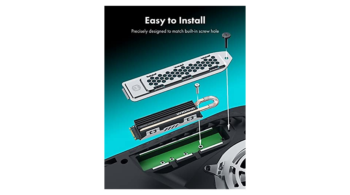 GRAUGEAR PS5 SSD Heatsink Cover – Superior Cooling