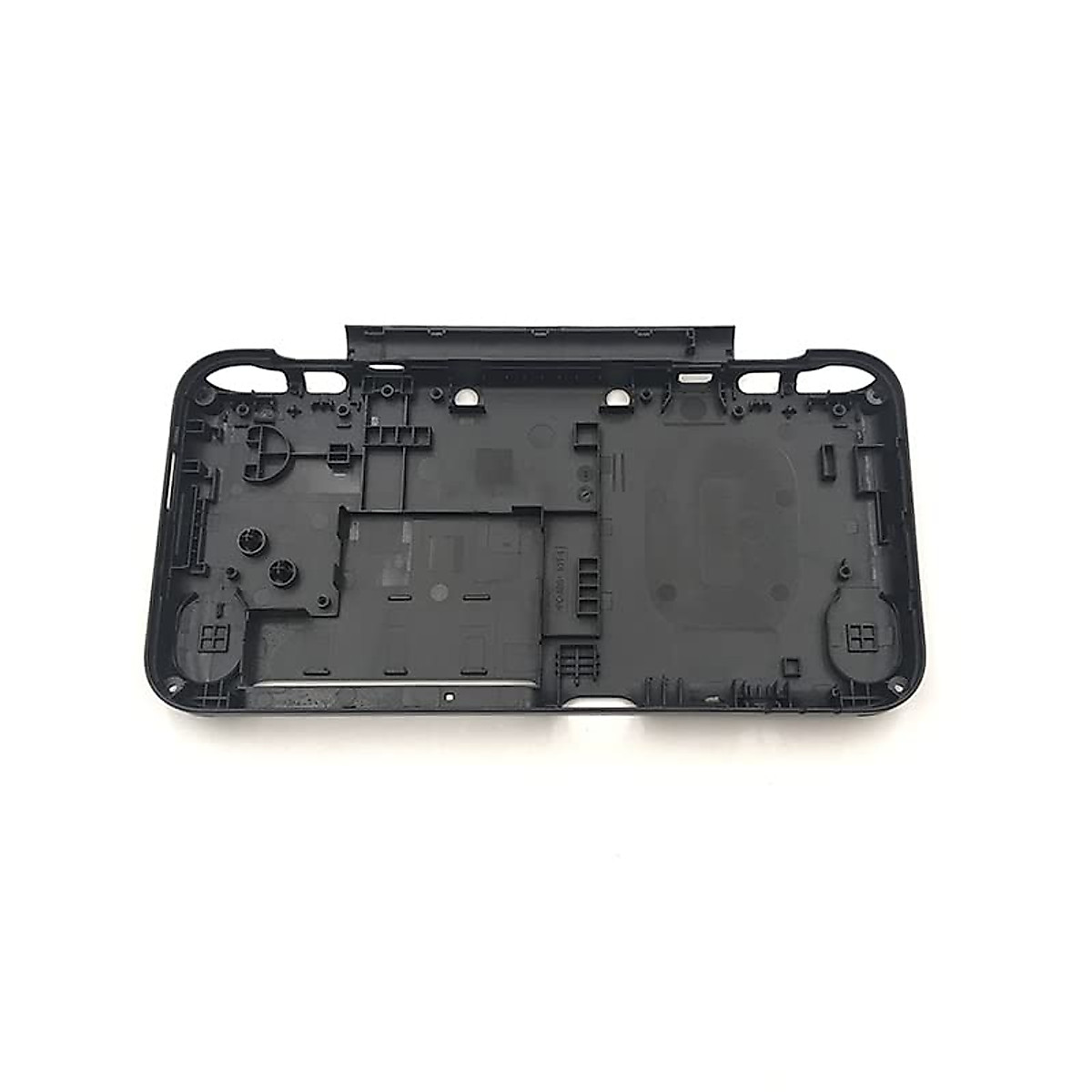 New Full Housing Case Cover Shell Front Bottom Panel LCD Frame Middle Frame Screen Lens Cover Replacement Parts for New 2DS XL LL Game Console Black & Blue