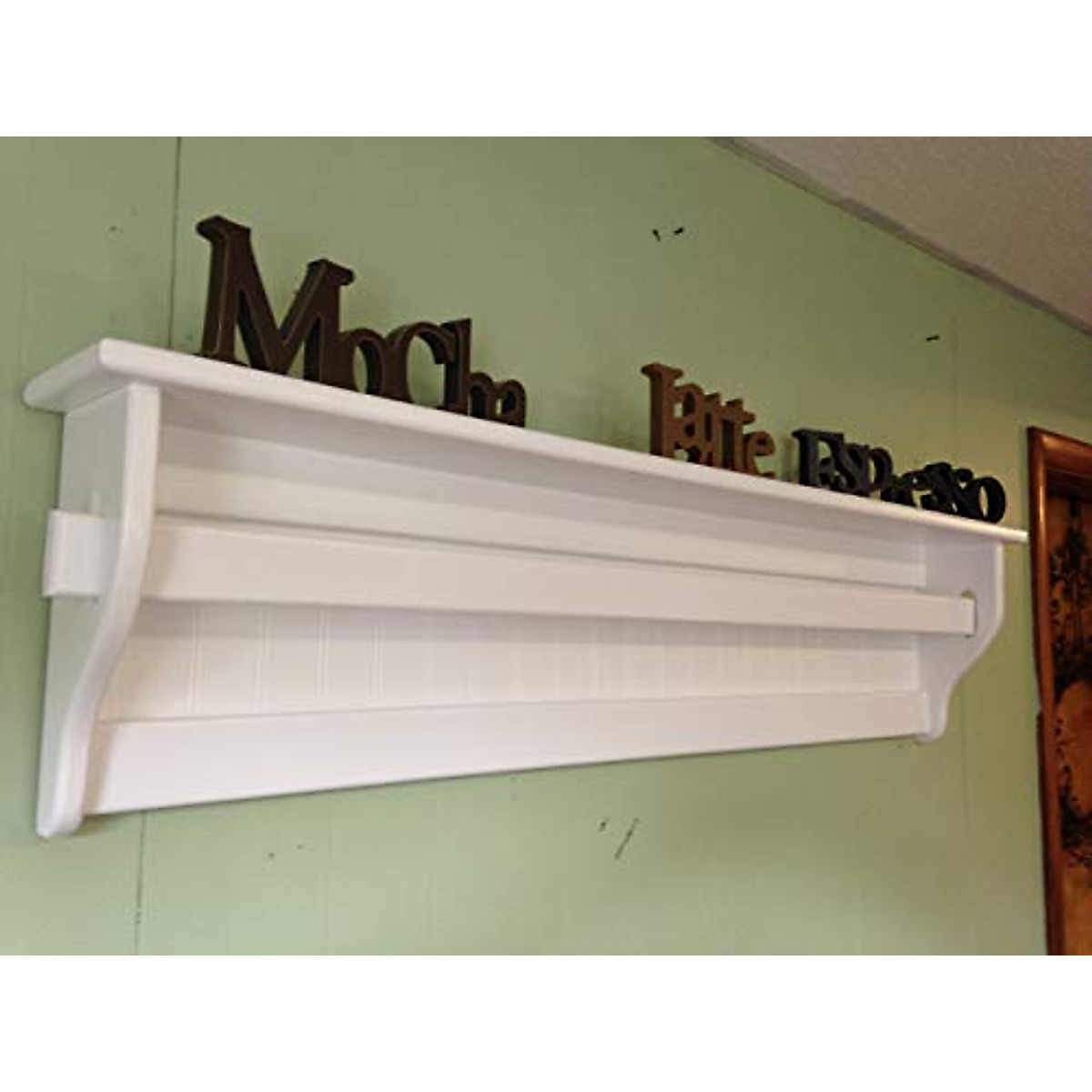 Blanket Rack Holder Wall Hanging Wood Quilt Rack 55" Wide Pine Wall Display Quilt Rack