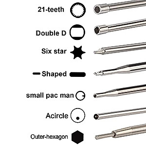 Hipa Pack-of-14 Carburetor Adjustment Tool Carburator Adjusting Kit for 2-Cycle Small Engine Compatible with Poulan STHIL Echo Ryobi Troy Bilt Trimmer Weedeater Chainsaw