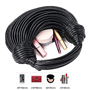 Woven Handbags For Women Hand Woven Bread Messenger Bag Soft Handle Handbag Weaving Creative Noodles Underarm Bag