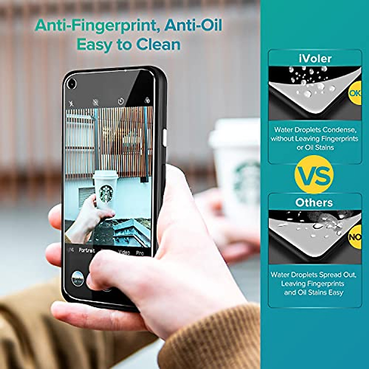 ivoler [6 Pack] [4 Pack] Tempered Screen Protector for Pixel 4a 4G with [2 Pack] Camera Lens Protector Tempered Glass with [Alignment Frame Easy Installation],HD Clear Anti-Scratch Film,5.8 inch