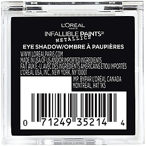 L'Oréal Paris Infallible Paints Eyeshadow Metallics, Violet Luster, 0.09 oz.