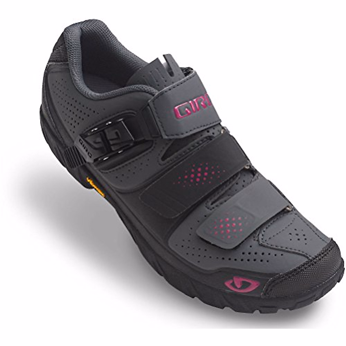 Giro Terradura Womens Mountain Cycling Shoe − 37, Dark Shadow/Berry (2019)