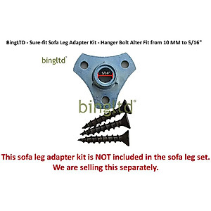 BingLTD - 6 1/4" Mahogany Hardwood Sofa Legs - Set of 4 (P844-157)