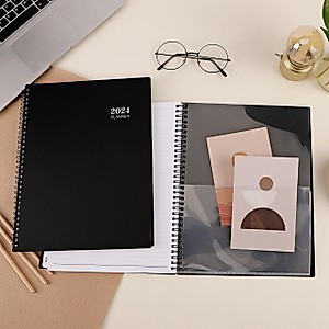Planner 2023 - Weekly and Monthly Planner 2023, 9” × 11”, Planner 2023 from Jan 2023 to Dec 2023, Inner Pocket, Premium Paper, Twin-wire Binding, Make Your Life Productive
