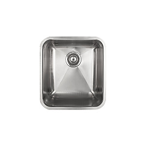Kio2P|#Kindred KSS4UA/9D Single Bowl Stainless Steel Undermount Kitchen Sink, Silk,