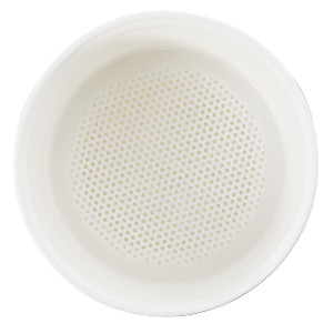 SP Bel-Art Polyethylene Buchner Table-Top Funnel with Perforated Removable Plate; 10.25 in. I.D, 8 in. Height (H14627-1260), White