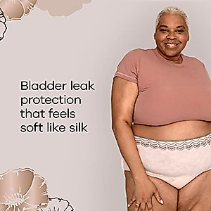 Always Discreet Boutique Incontinence Underwear for Women, Large, 18 Count x 2 Packs (36 Count total)