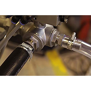 Eclipse Professional Tools ECW1-9 W1 Bag of 10 170-200mm (6 ⅝" - 7 ⅞") Mild Steel Worm Gear Hose Clamps