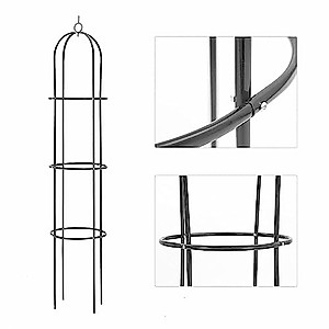 Garden Obelisk,18.5 * 2.9M, for Climbing Plant Obelisk, Garden Trellis for Roses, Climbing Plants Support Structure,Plant Cage