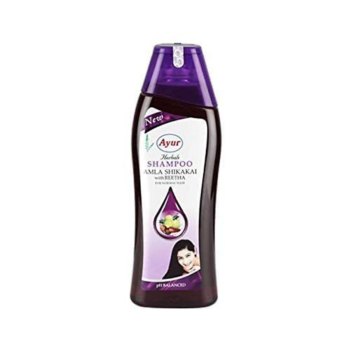 Ayur Herbals Shampoo Amla Shikakai with Reetha for Normal Hair 500ml