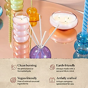 Paddywax Candles Realm Candle, 12 Ounces, Pink, Dusk